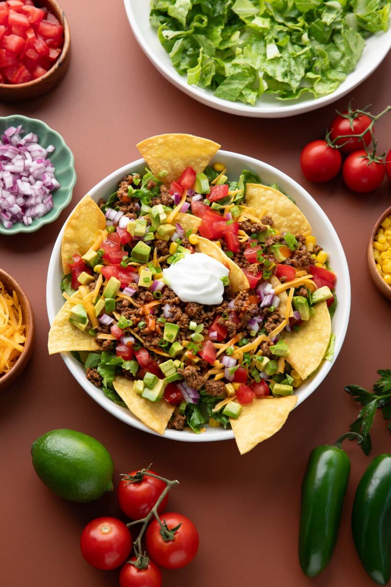 The Tastiest Taco Salad Recipe!