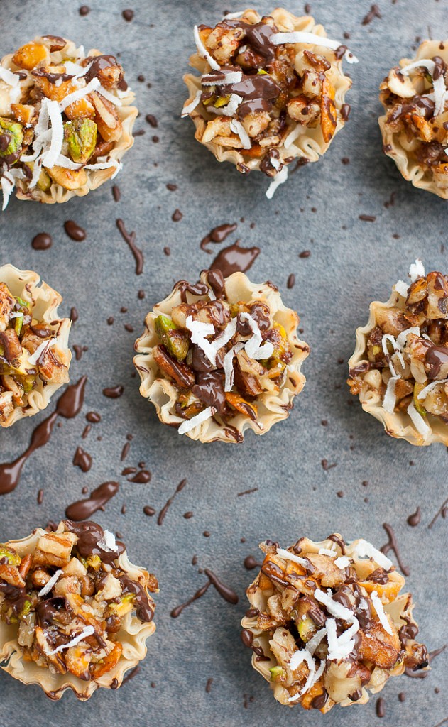 Chocolate Coconut No-Bake Baklava Bites - Peas and Crayons