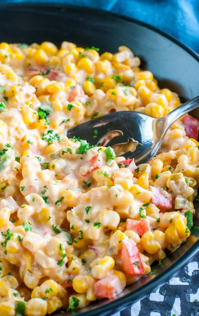 Spicy Southern Hot Corn - Peas and Crayons Recipes