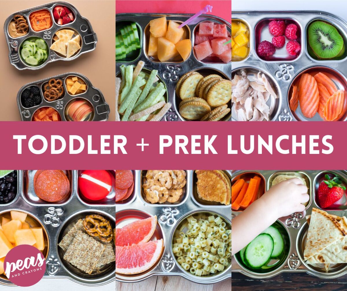 Toddler and Pre-K Lunch Ideas - Peas and Crayons