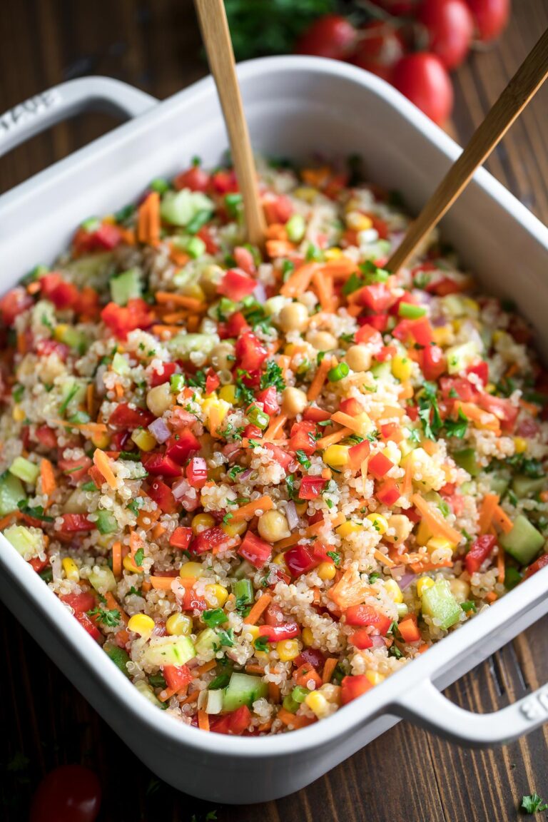 Rainbow Quinoa Salad - Vegan + Gluten-Free - Peas and Cerayons