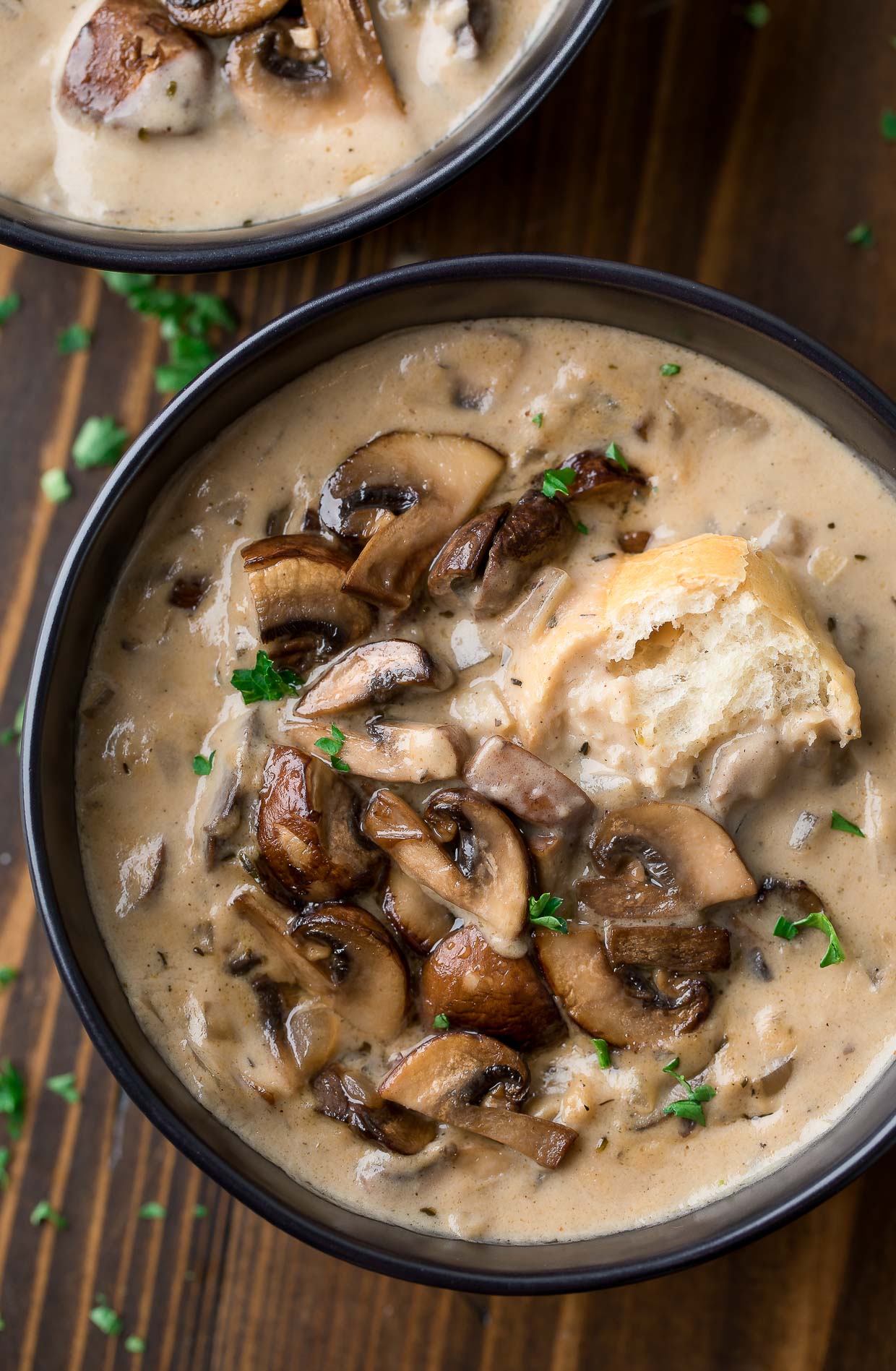 Creamy Mushroom Soup Recipe - Peas and Crayons