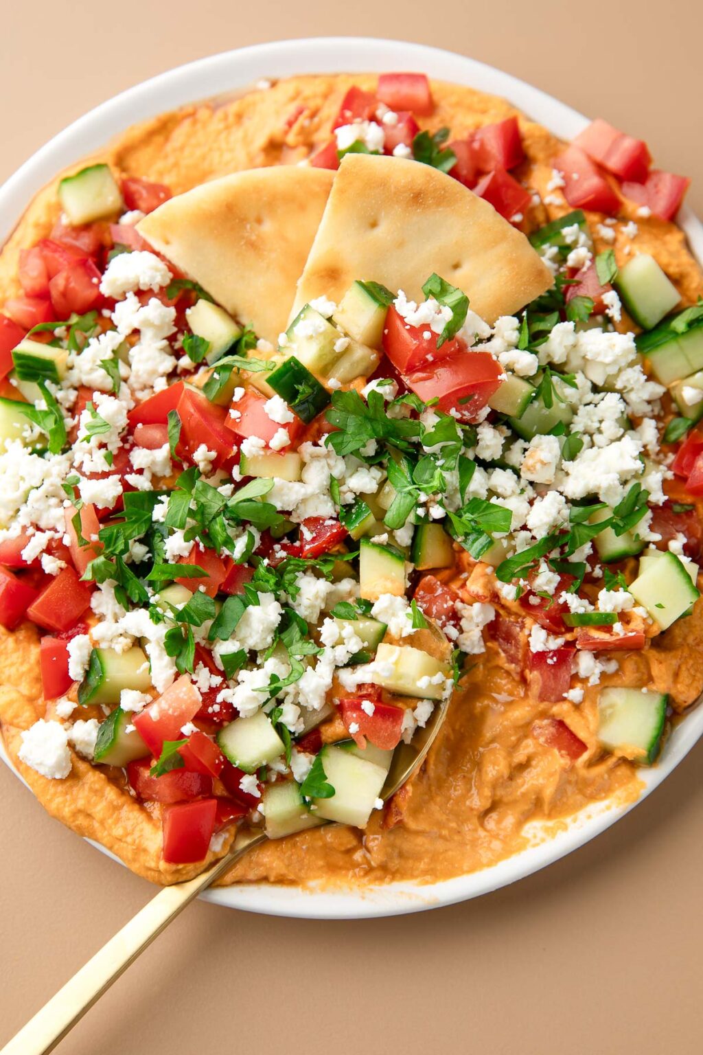 Layered Hummus Dip Recipe