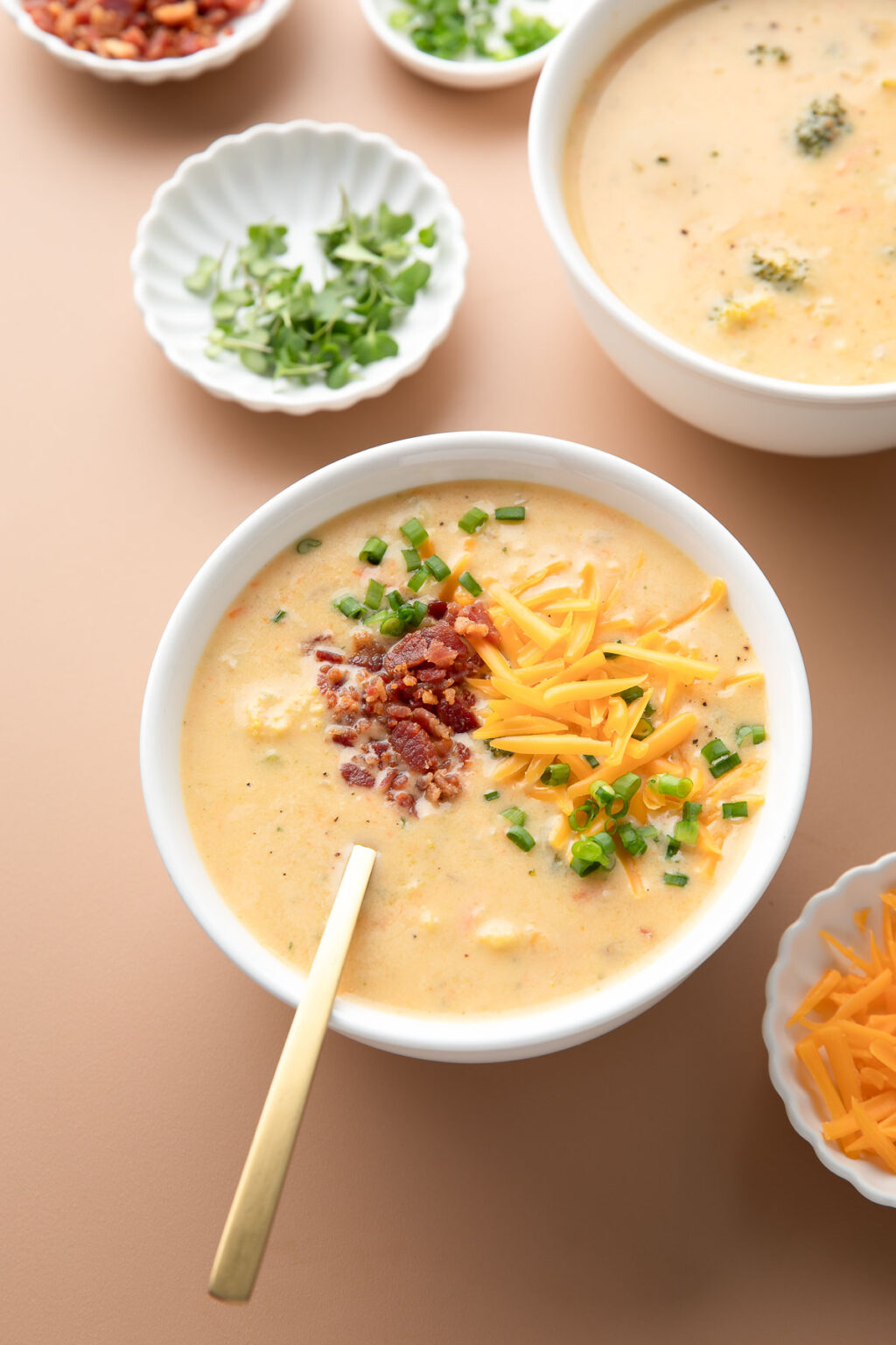 Broccoli Cauliflower Soup - Peas and Crayons