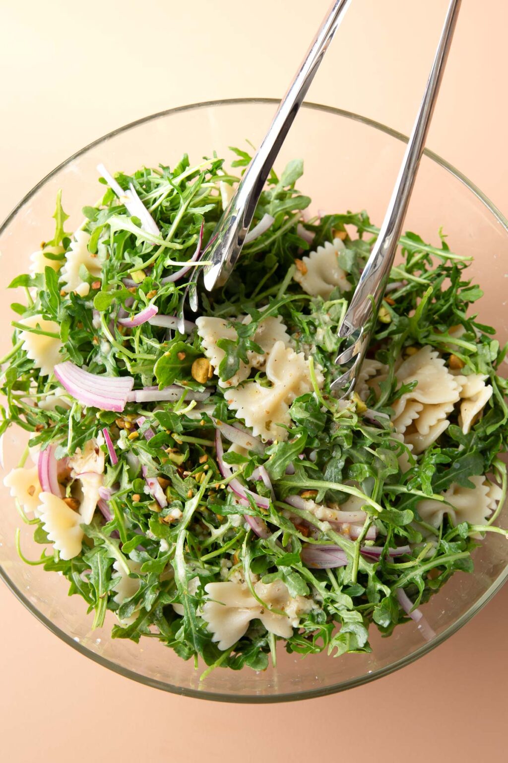 Lemon Pasta Salad with Arugula and Parmesan - Peas and Crayons